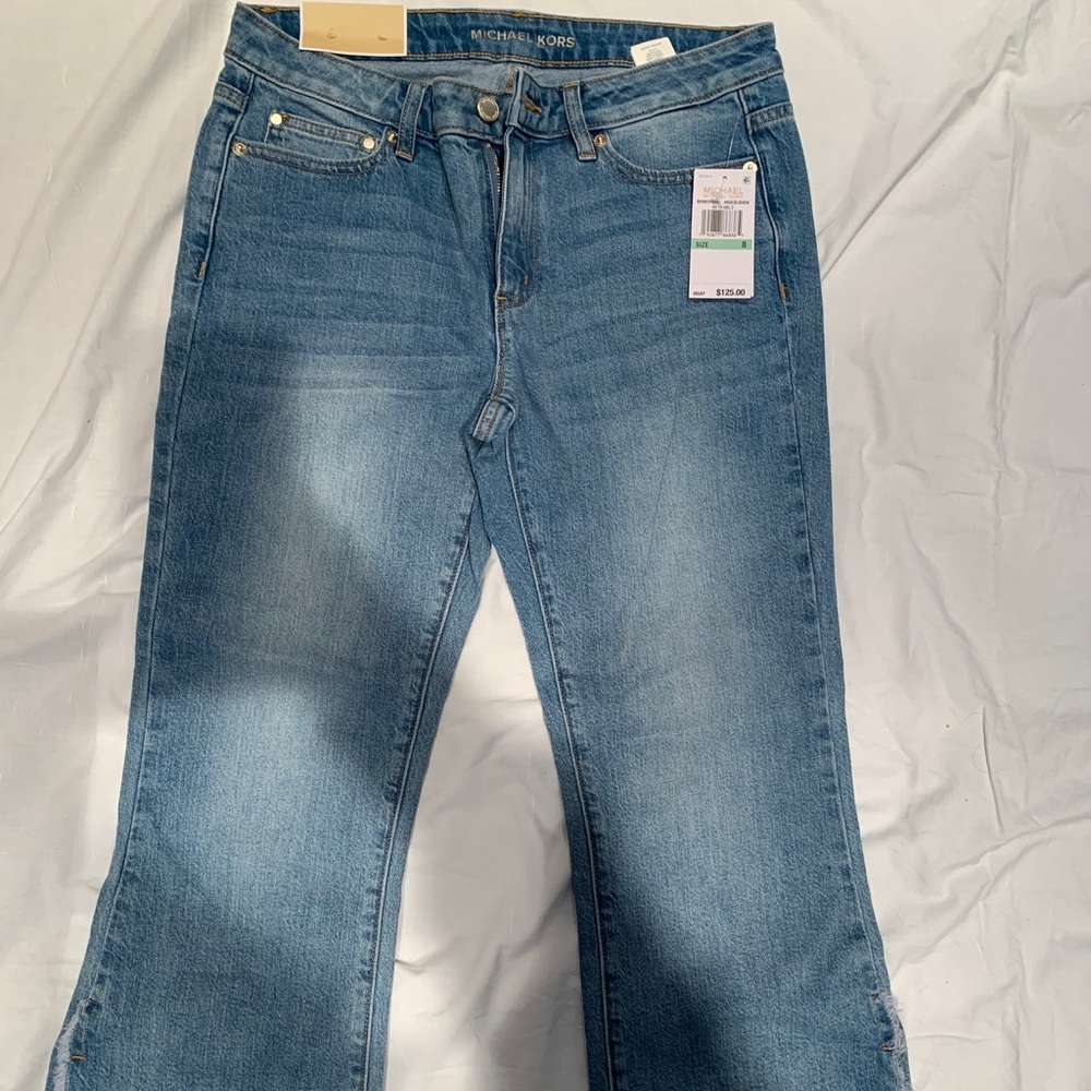 Michael Kors Izzy Cropped Flare - Gem